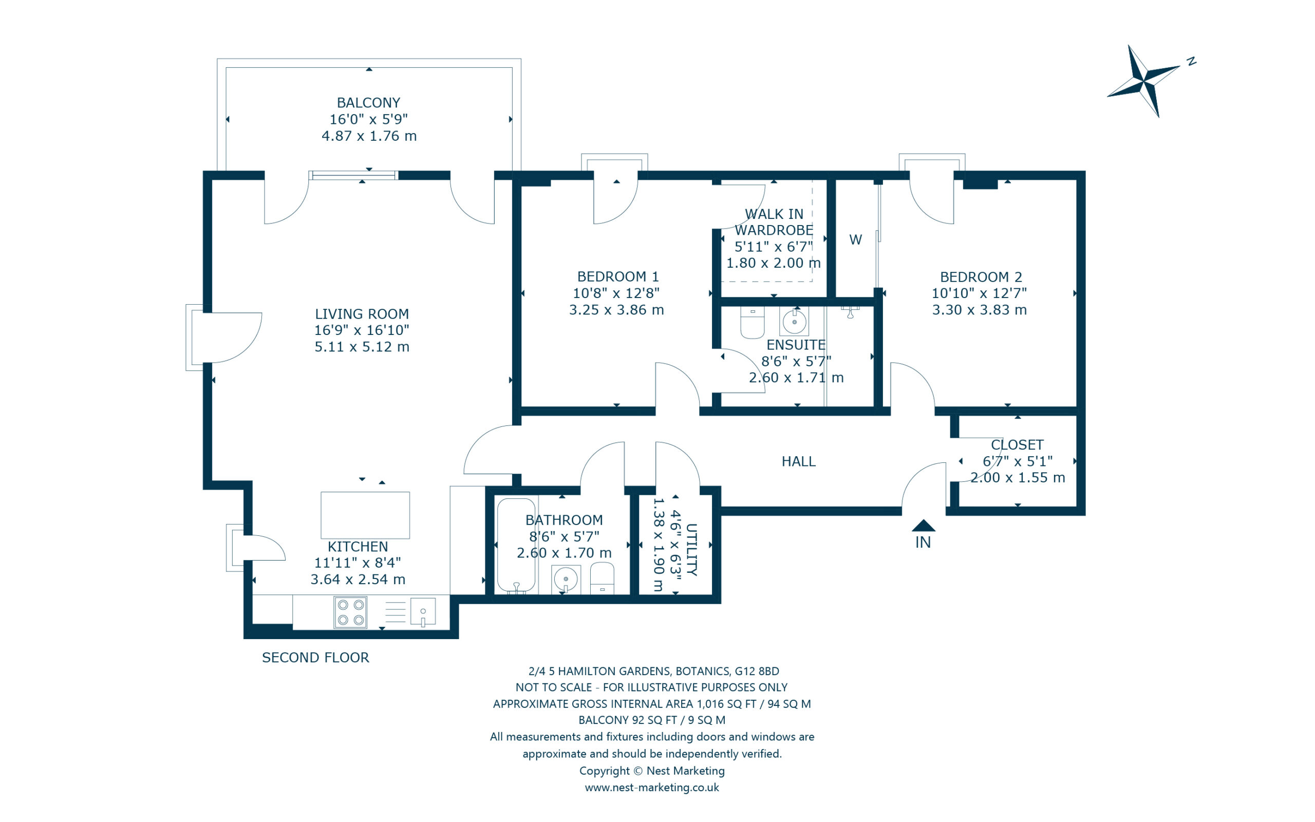 2/4 5 Hamilton Gardens, Botanics, G12 8BD – Corum Property
